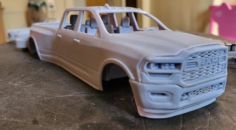 1:25 Scale Dodge Ram 3500 Quad Cab Dually Resin 3d Printed Kit - Etsy