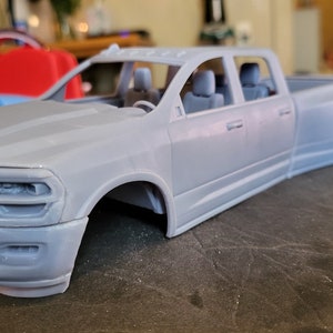 1:25 Scale Dodge Ram 3500 Quad Cab Dually Resin 3d Printed Kit - Etsy