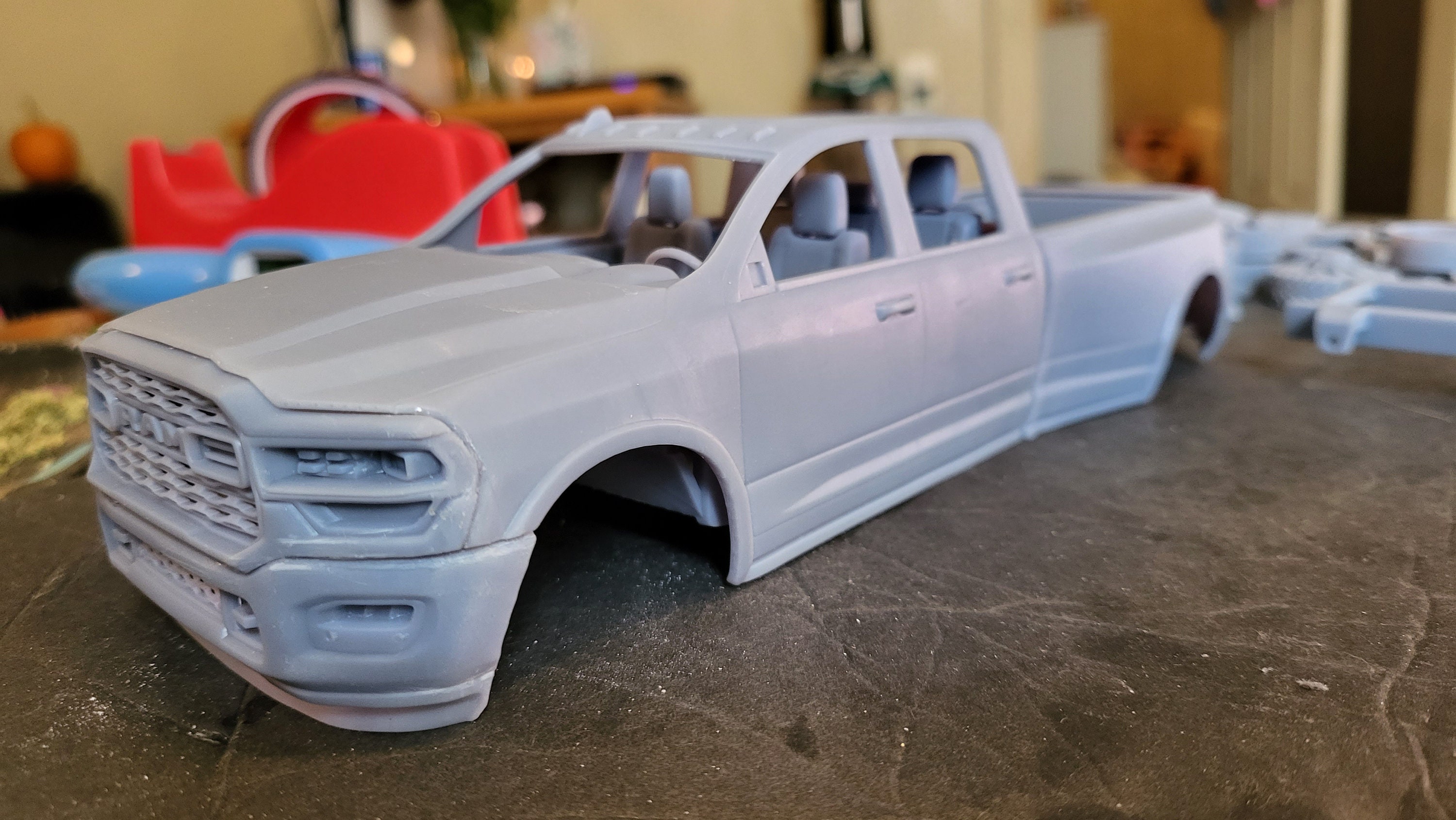 1:25 Scale Dodge Ram 3500 Quad Cab Dually Resin 3d Printed Kit - Etsy