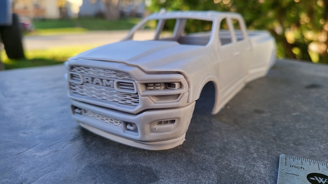 1:25 Scale Dodge Ram 3500 Quad Cab Dually Resin 3d Printed Kit - Etsy