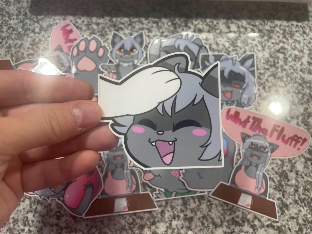 Izzy Ube Headpat Stickers - Etsy