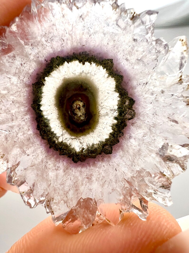 Amethyst Stalactite Slice / Amethyst Stalactite / Amethyst Slice ...