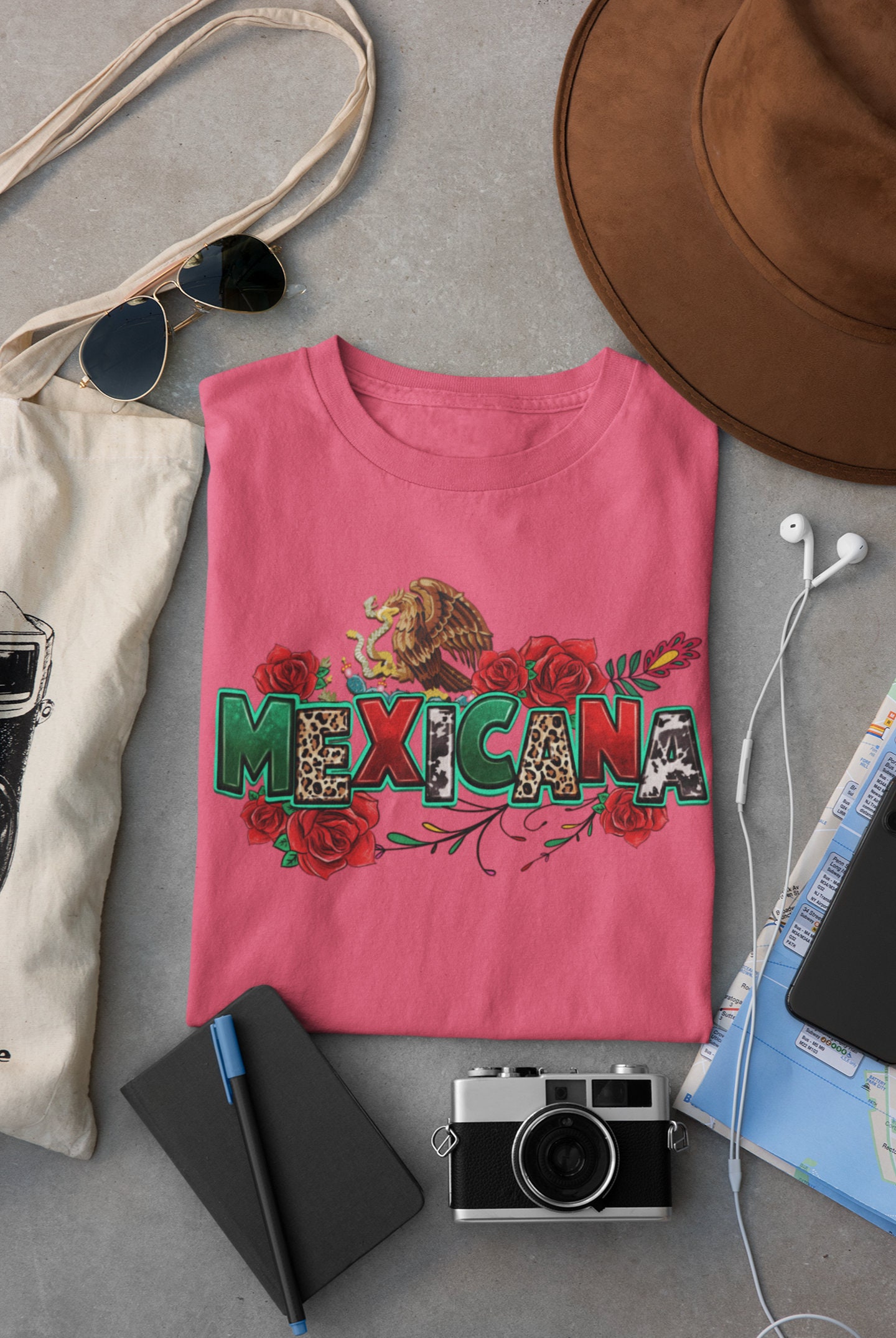Mexican Leopard Print Latina Shirt, Hispanic Heritage Graphic Tee Cinco ...
