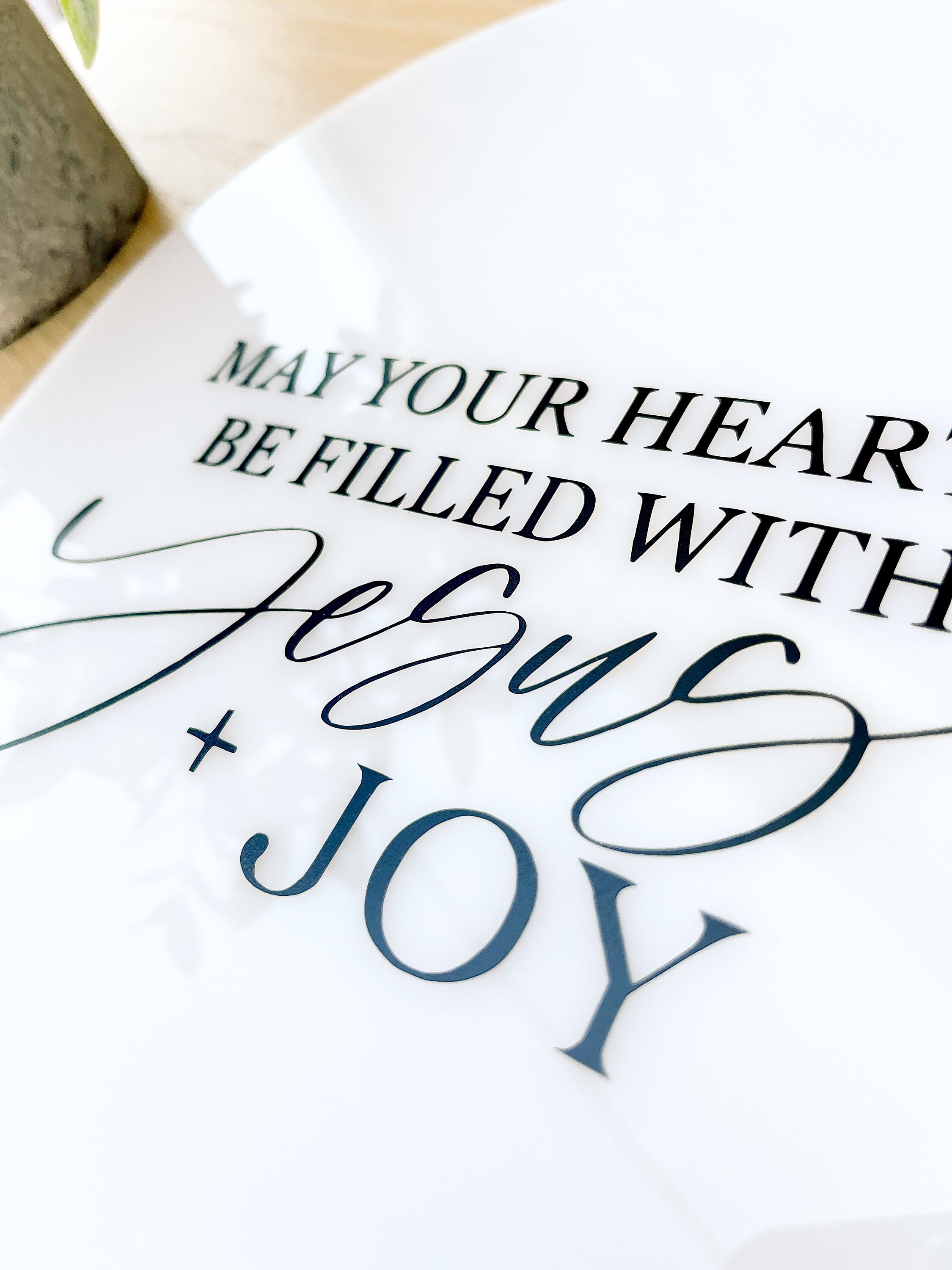 Acrylic Christian Sign - Bible Verse Wall Art, Christian Gifts, Gifts ...