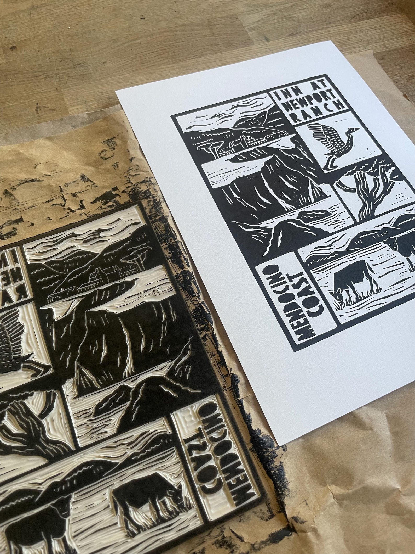 Custom Lino Stamp: Handmade Wedding Invitation, Card Making - Etsy