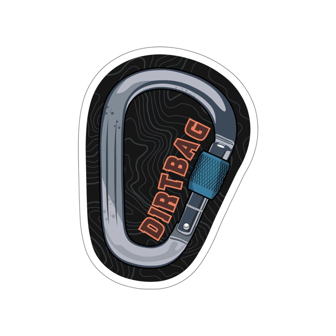 Rock Climbing Sticker, Climbing Sticker, Dirtbag, Bouldering Sticker ...