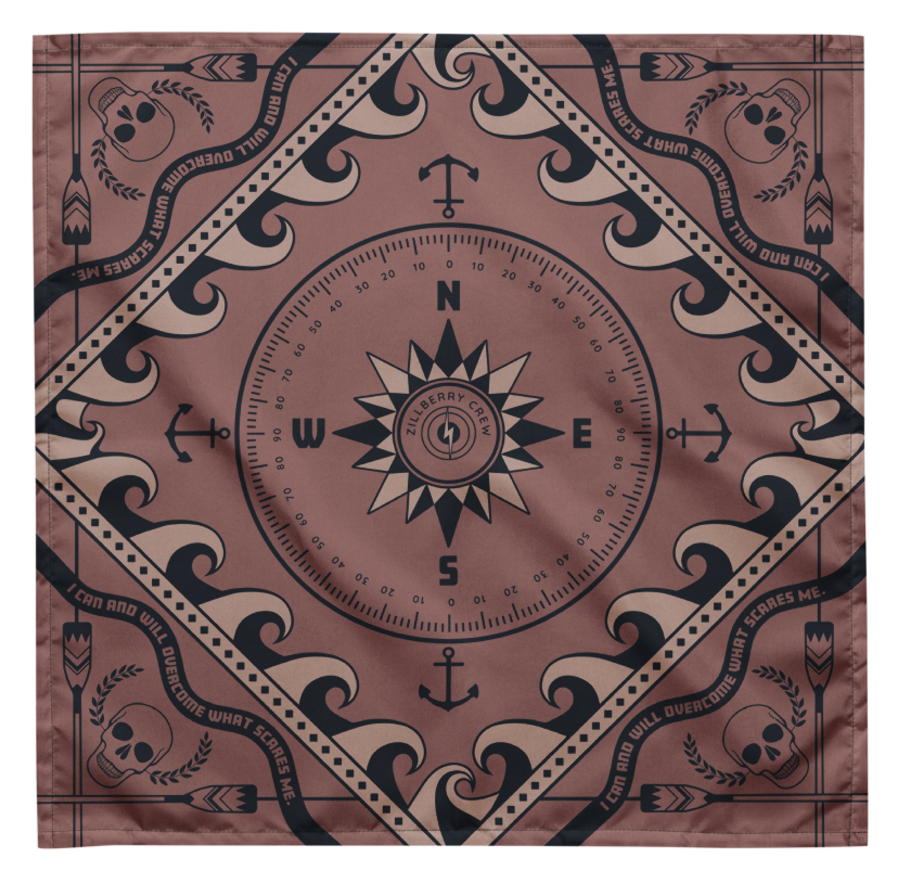 Nautical Sea Bandana, Ocean, Strength, Mental Health, Crew Bandana ...