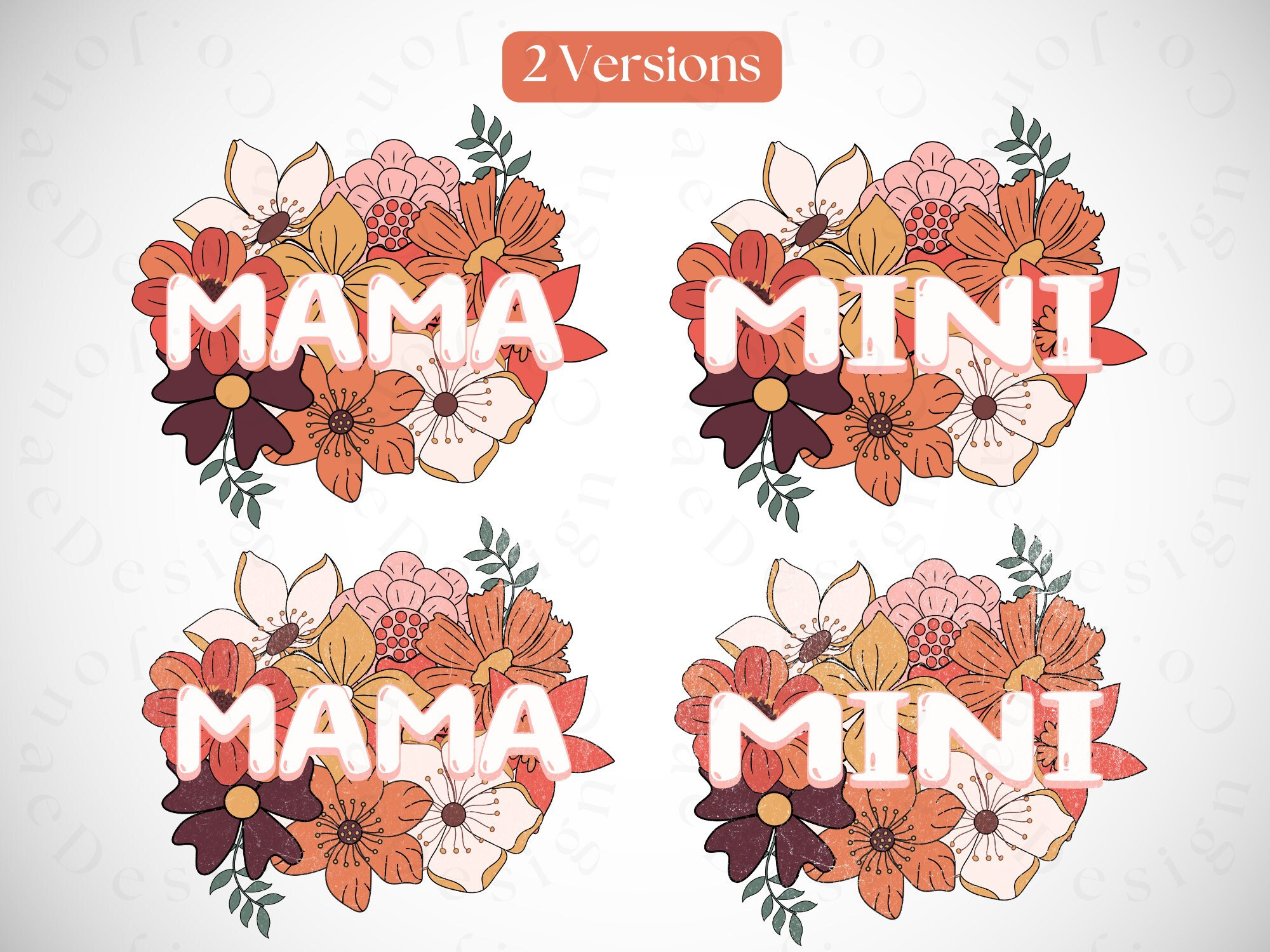 Mama Mini Png Floral Mama Png for Shirt Mini Png Mini Mama - Etsy
