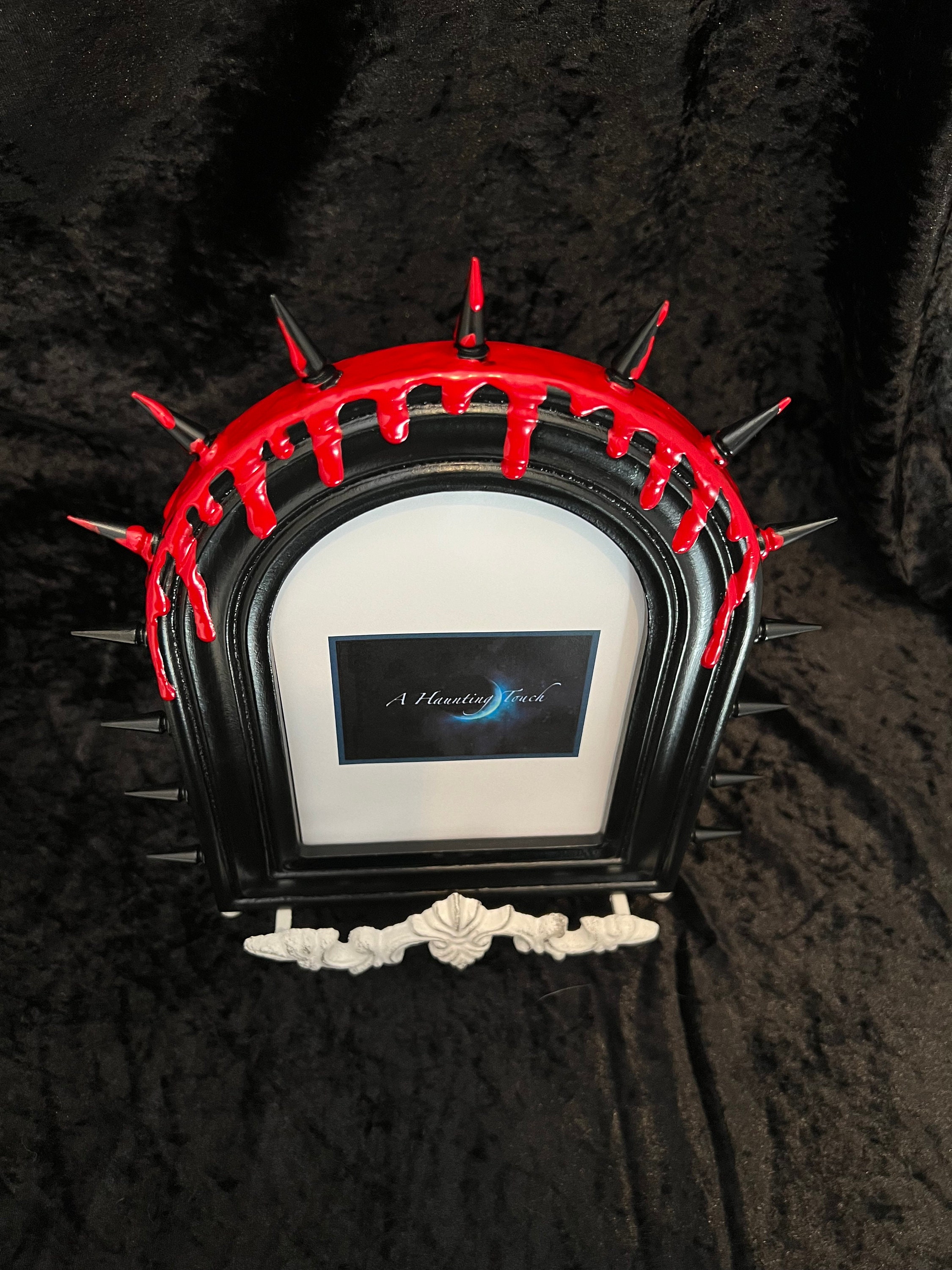 Blood Drip Picture Frame, Gothic Frame, Red and Black Frame, Goth Decor ...