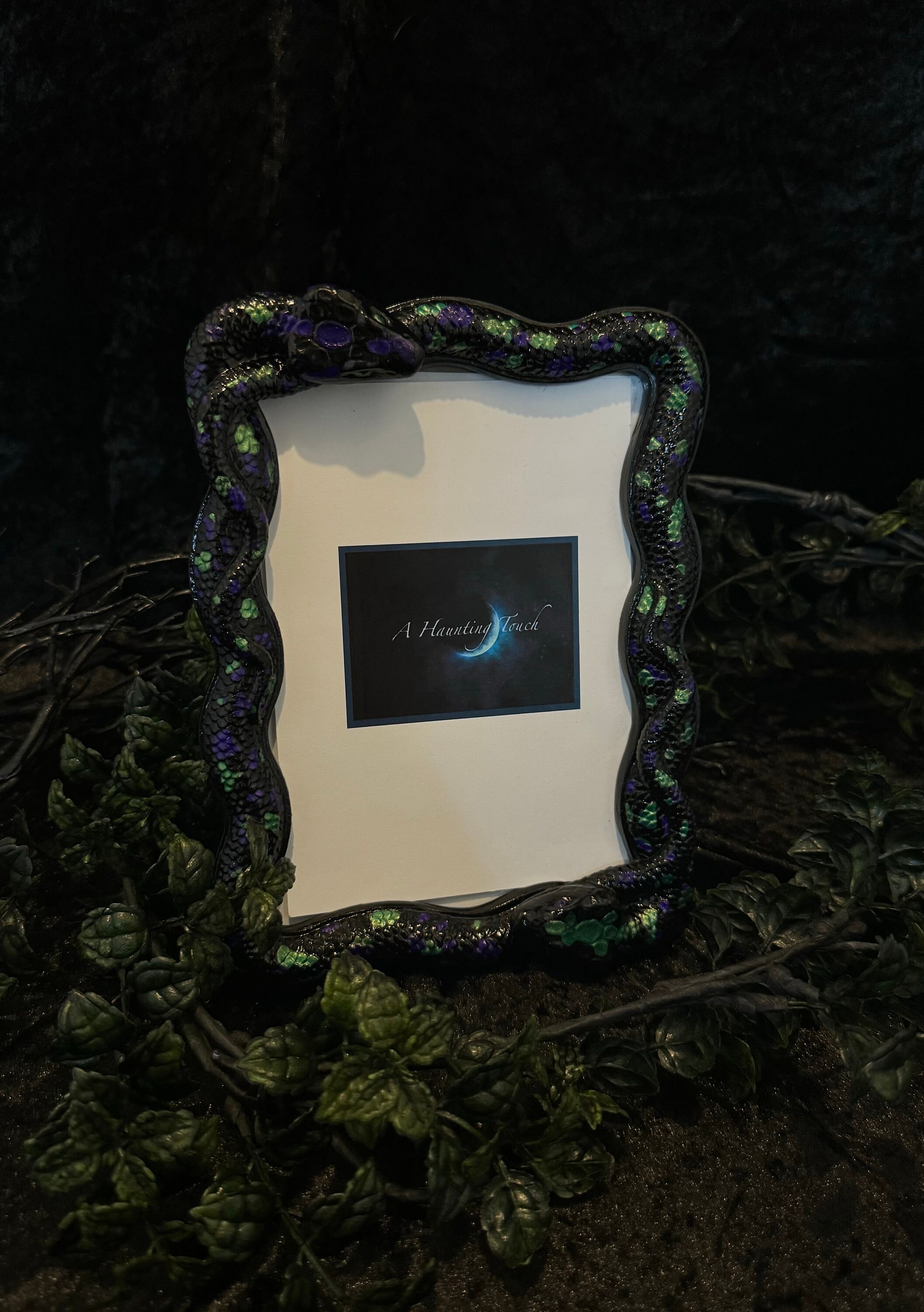 Medusa Inspired Frame, Snake Frame, Halloween Picture Frames, 5x7 ...