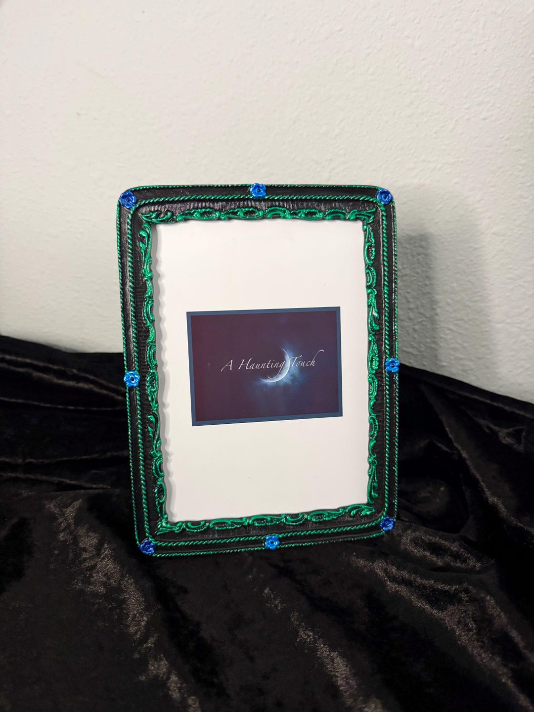 Gothic Picture Frame, Red and Black Frame, Ornate Frame, 5x7 Frame ...