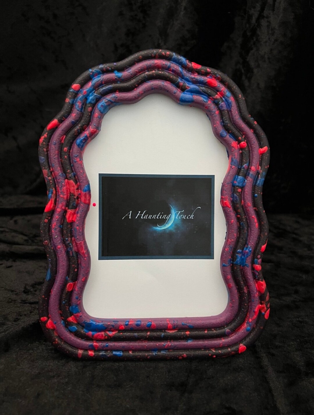 Jinx Arcane Picture Frame, League of Legends, Powder, Frame, Blue and ...