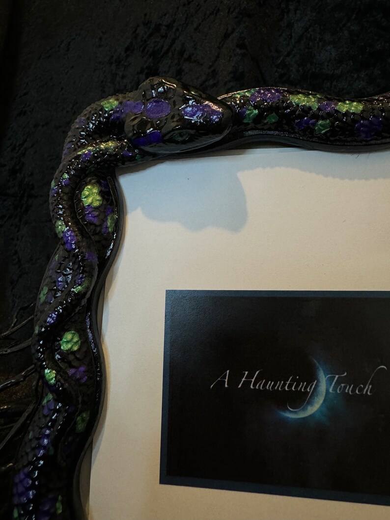Medusa Inspired Frame, Snake Frame, Halloween Picture Frames, 5x7 ...