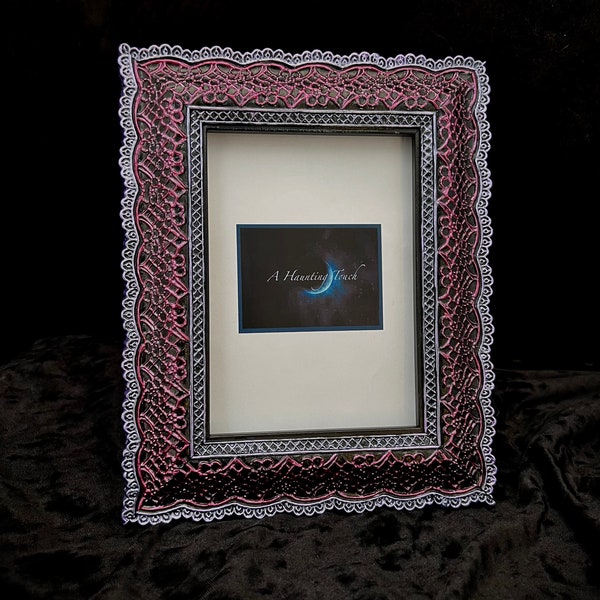 Dark Metallic Picture Frame - Etsy