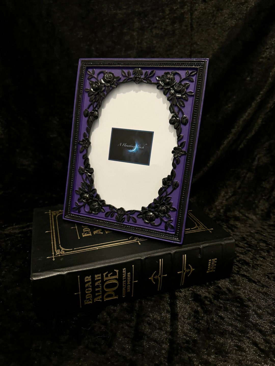 Picture Frame, Gothic Picture Frame, Goth Decor, Home Decor, 5x7 ...