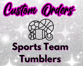 Team Bling Tumbler - Etsy