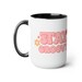 Stay Groovy Coffee Mug 15oz 70s Inspired, Pastel Pink, Swirly Font ...