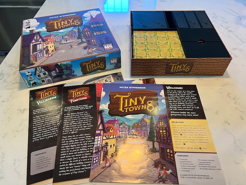 Tiny Towns - Game Box Organizer (digital Files Only, No Print/ship/delivery) - Etsy