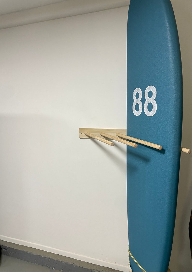 Vertical Surfboard Rack Wall Mounted Vertical Indoor Outdoor Storage - Etsy