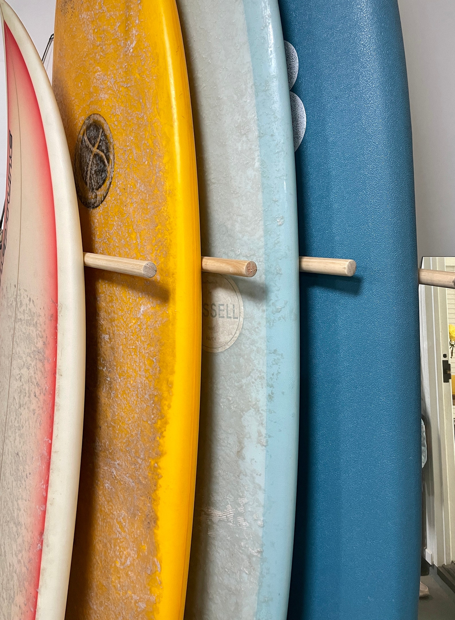 Vertical Surfboard Rack Wall Mounted Vertical Indoor Outdoor Storage - Etsy