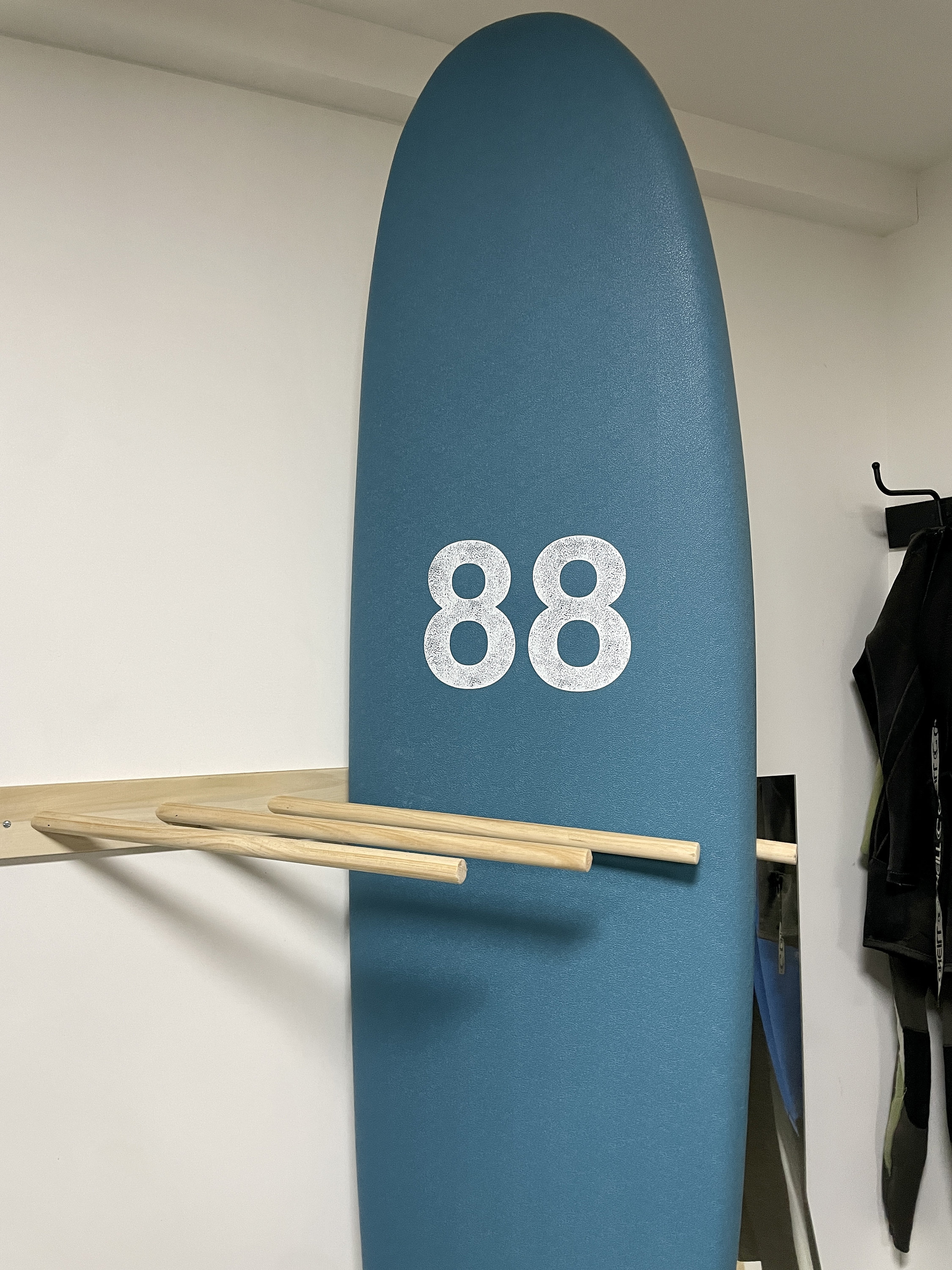 Vertical Surfboard Rack Wall Mounted Vertical Indoor Outdoor Storage - Etsy