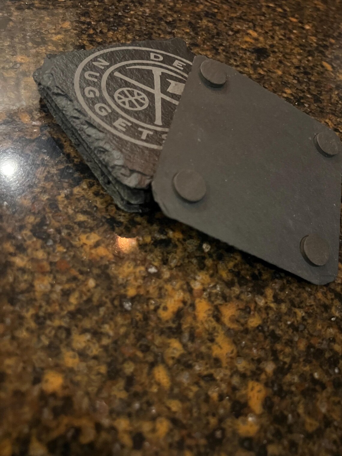 Denver Colorado Sports - Rockies, Broncos, Nuggets, Avalanche- 4” Slate ...