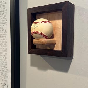 Baseball Floating Display Shelf - Wall Mounted or Freestanding ...