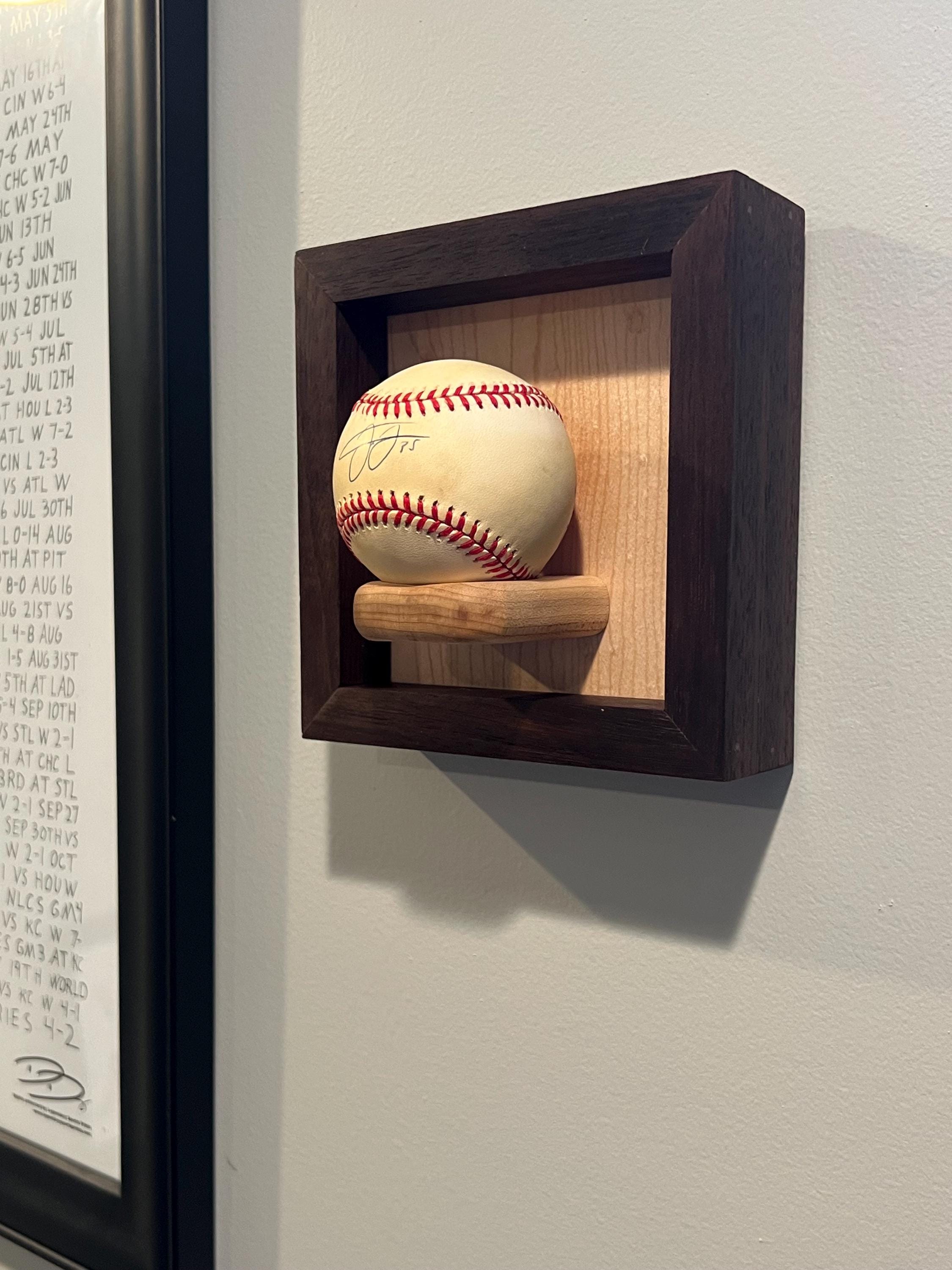 Baseball Floating Display Shelf - Wall Mounted or Freestanding ...