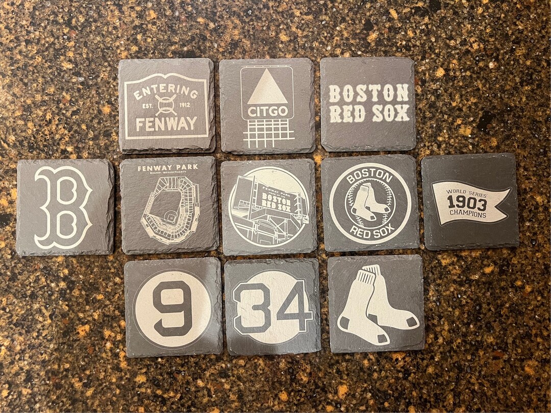 Boston Red Sox / Fenway Park - 4” Slate Coasters - Pick Your Set ...