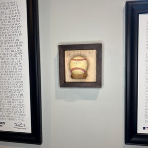 Baseball Floating Display Shelf - Wall Mounted or Freestanding ...