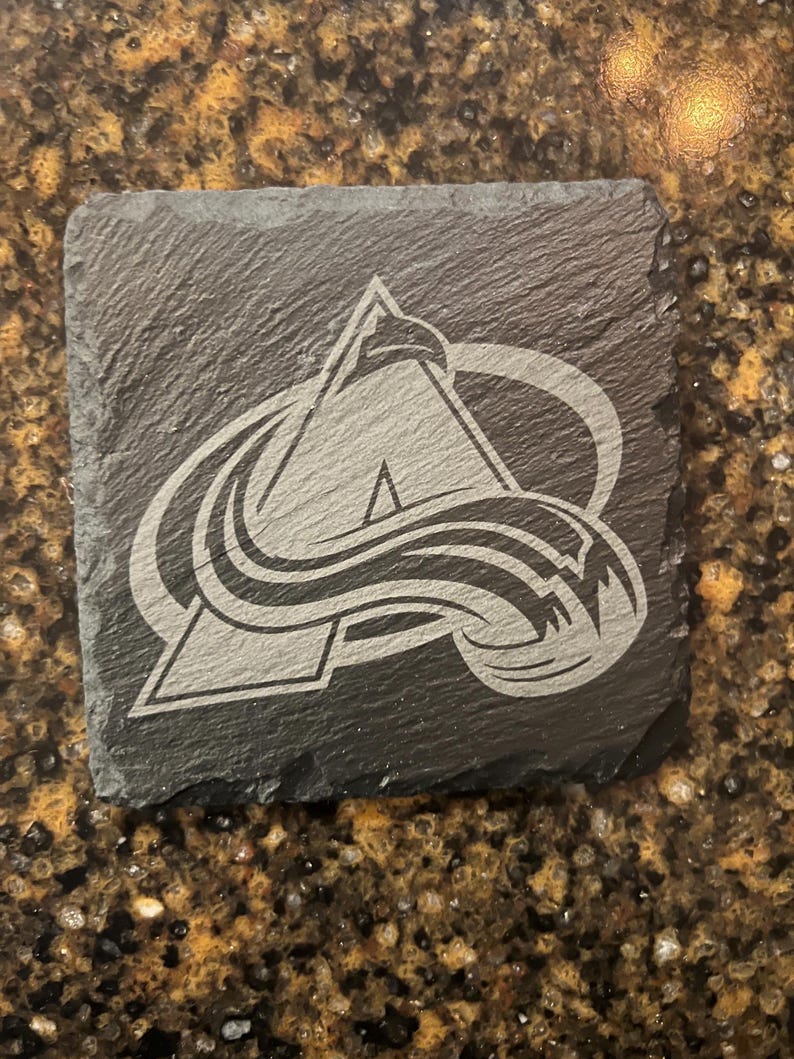 Denver Colorado Sports - Rockies, Broncos, Nuggets, Avalanche- 4” Slate ...
