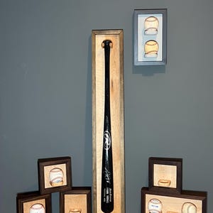 Baseball Floating Display Shelf - Wall Mounted or Freestanding ...