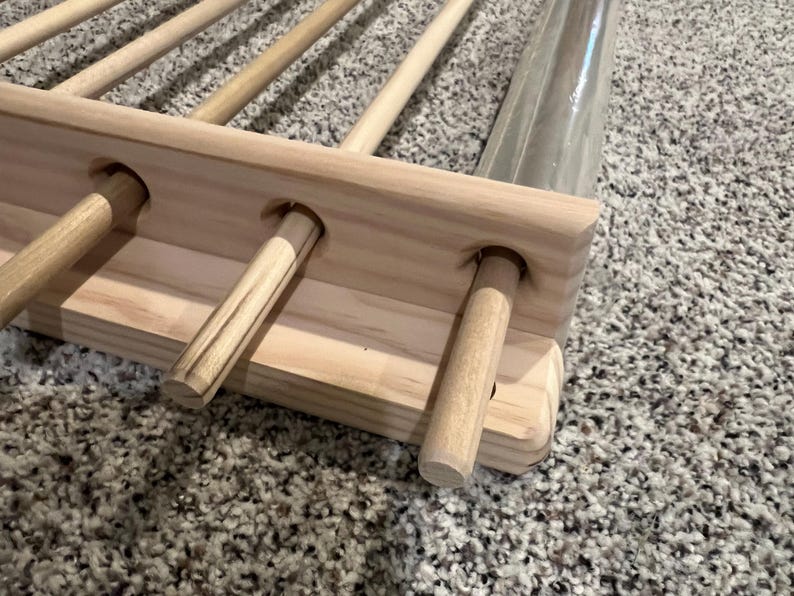 Handmade Wrapping Paper Roll Storage Rack - Several Sizes Available - Etsy
