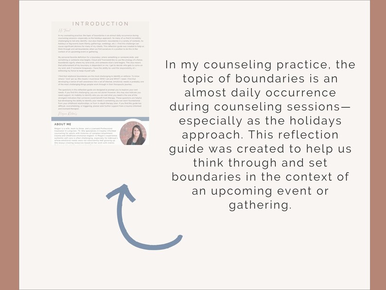 Holiday Boundaries Reflection Worksheets - Etsy