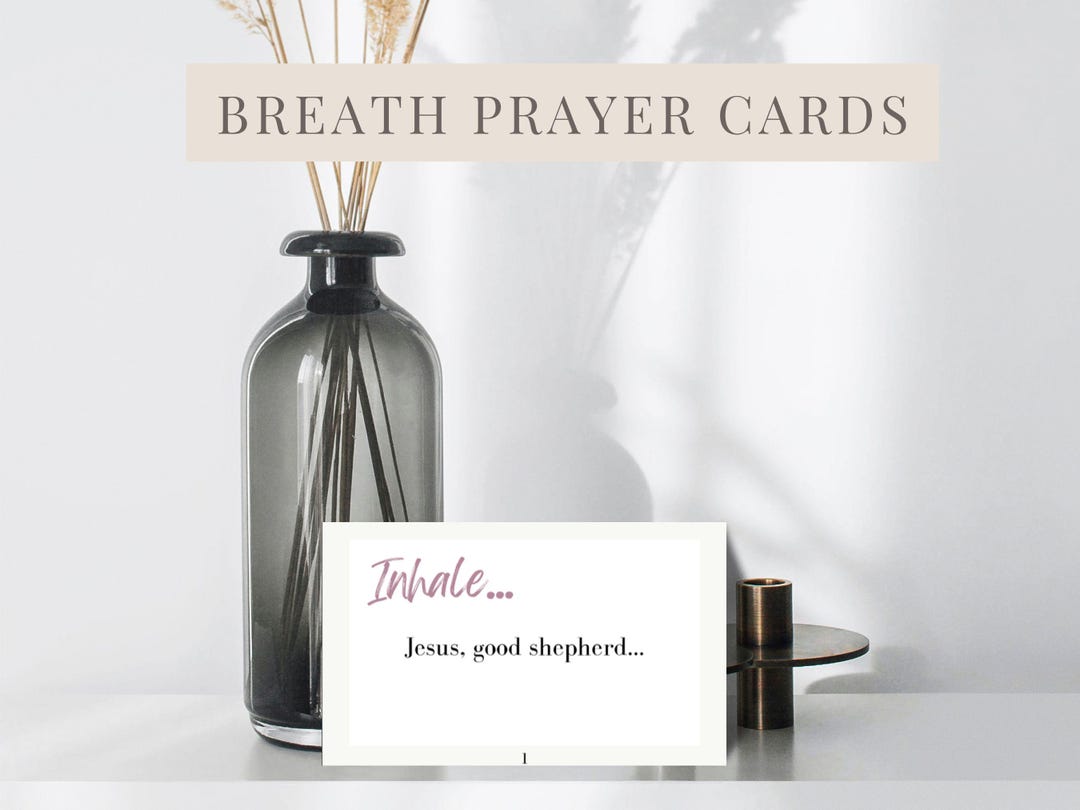 21 Breath Prayer Cards | Digital Download - Etsy