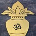 Laser Cutout, Golden Traditional Decor, Cutouts for Decoration, Ganesha ...