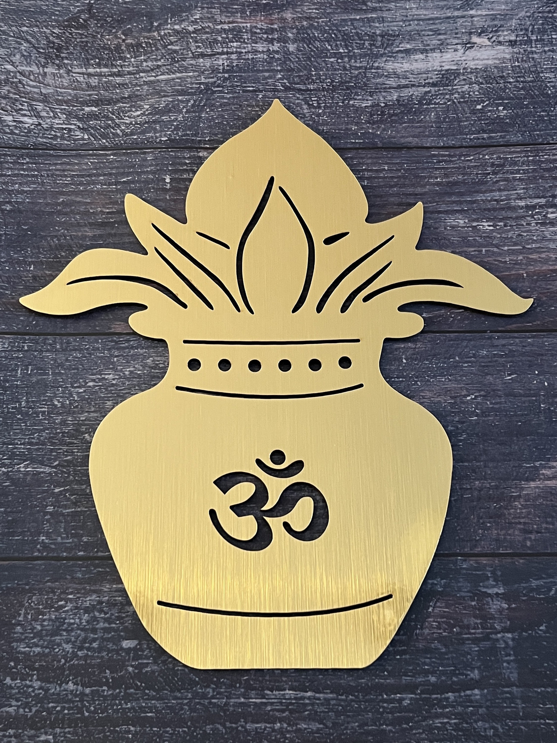 Laser Cutout, Golden Traditional Decor, Cutouts for Decoration, Ganesha ...