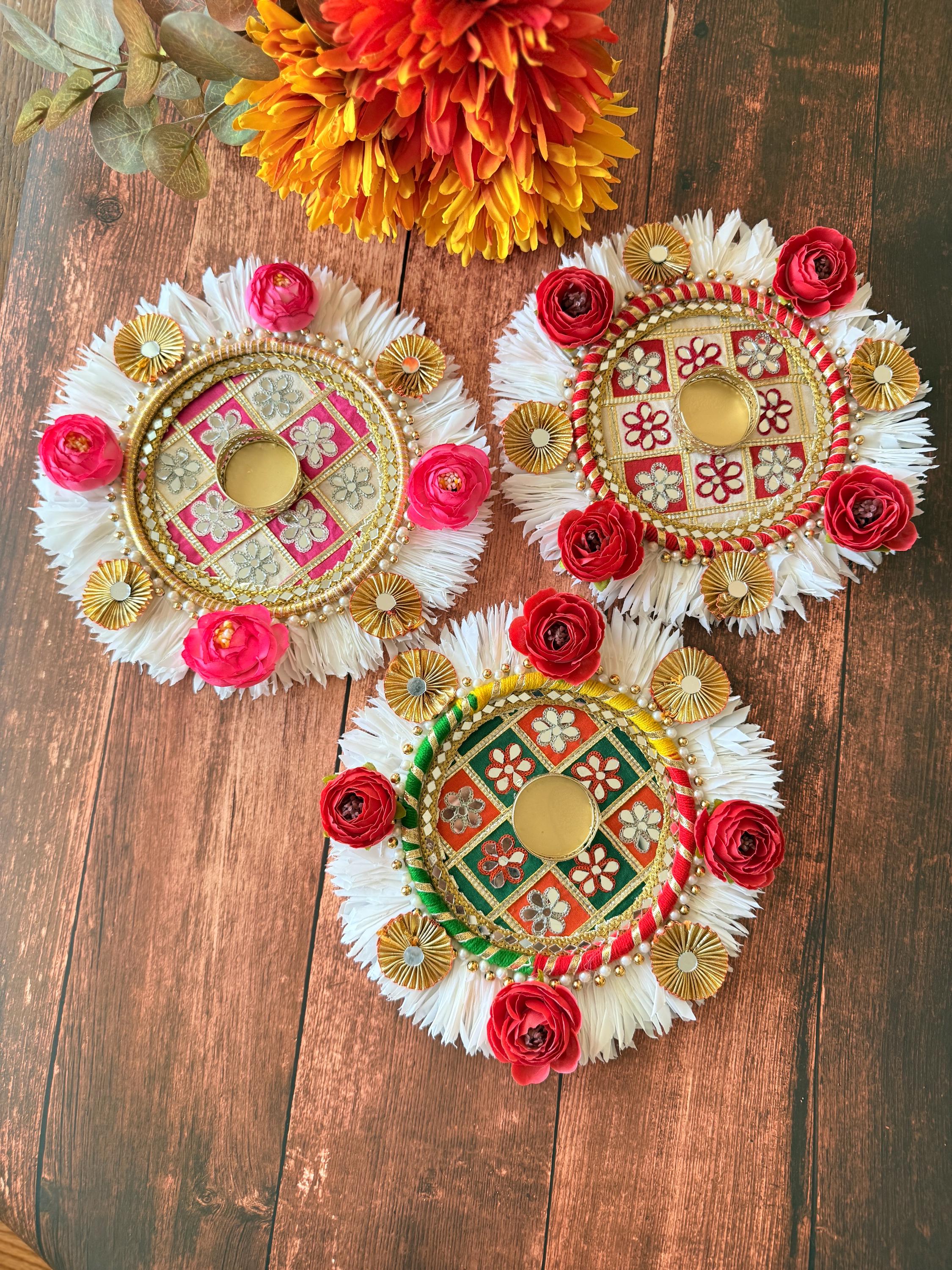 Diwali Tea Light Candle Holder: Indian Festive Decor, Return Gift - Etsy