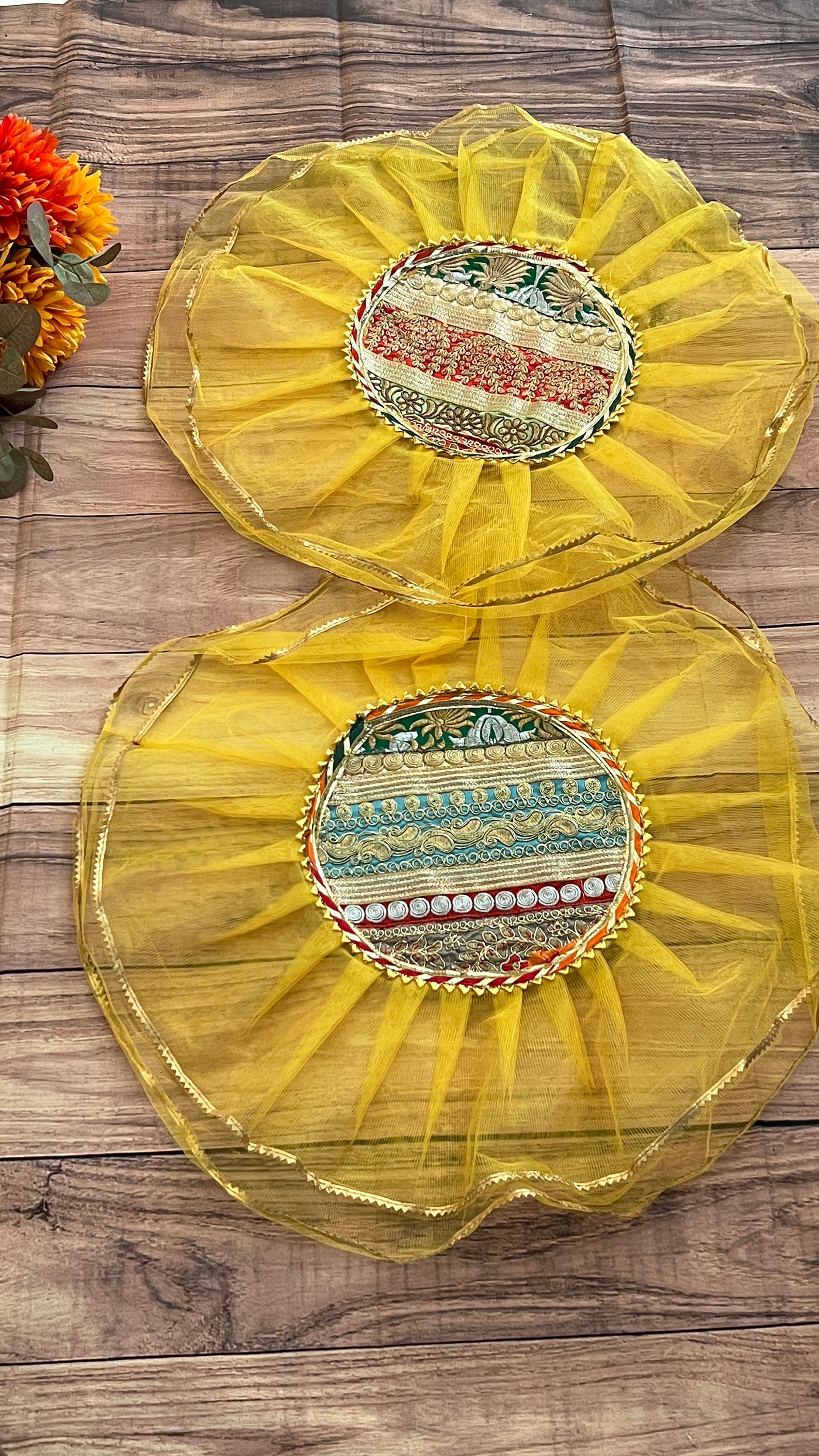 Thal Posh, Thali Covers, Decorative Plate Covers, Pooja Thali Cover - Etsy