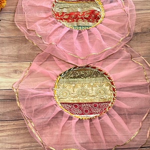 Thal Posh, Thali Covers, Decorative Plate Covers, Pooja Thali Cover - Etsy