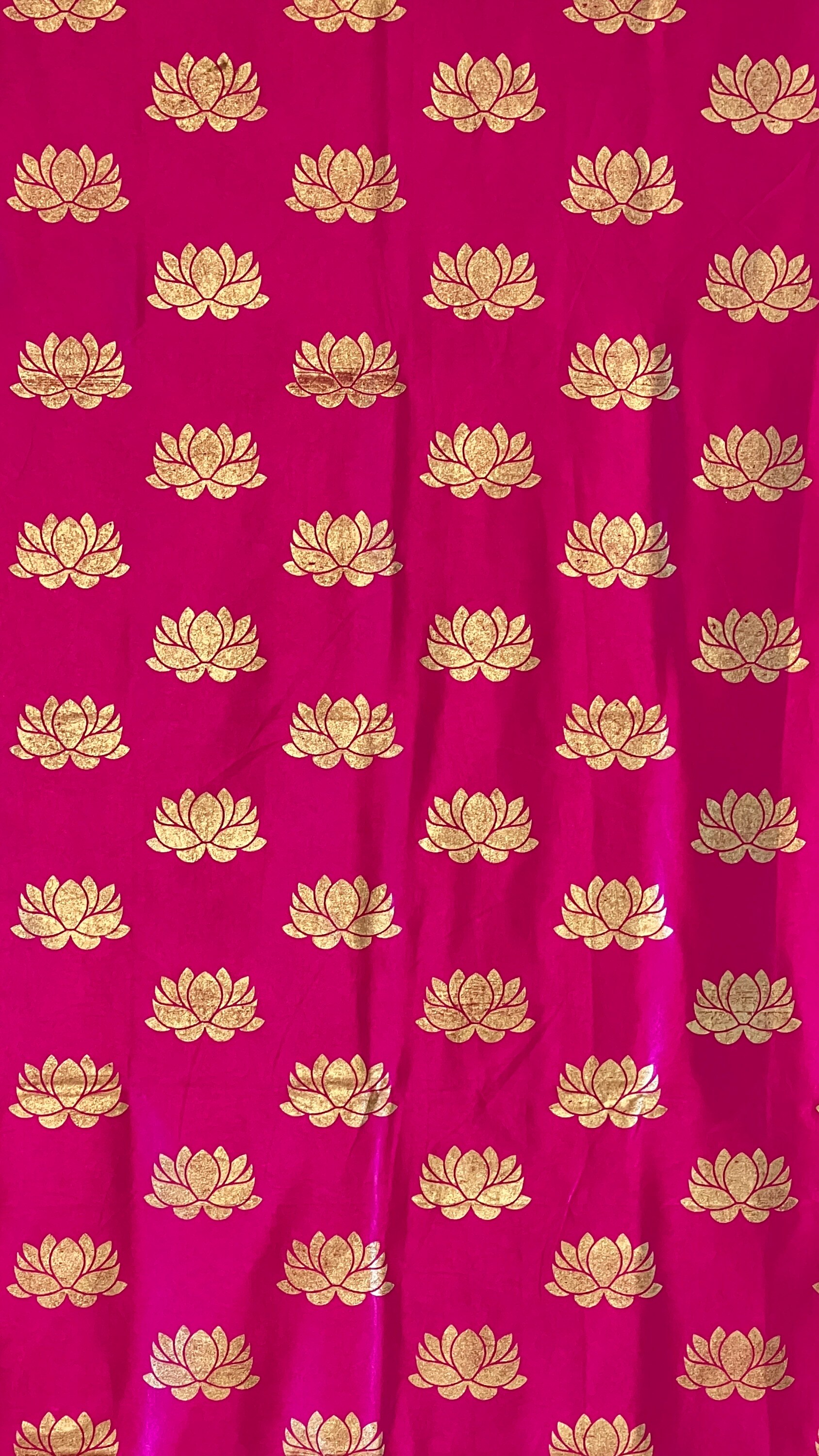 Lotus Print Backdrop Cloth: Pooja, Festival Decor (4x8 Ft) - Etsy