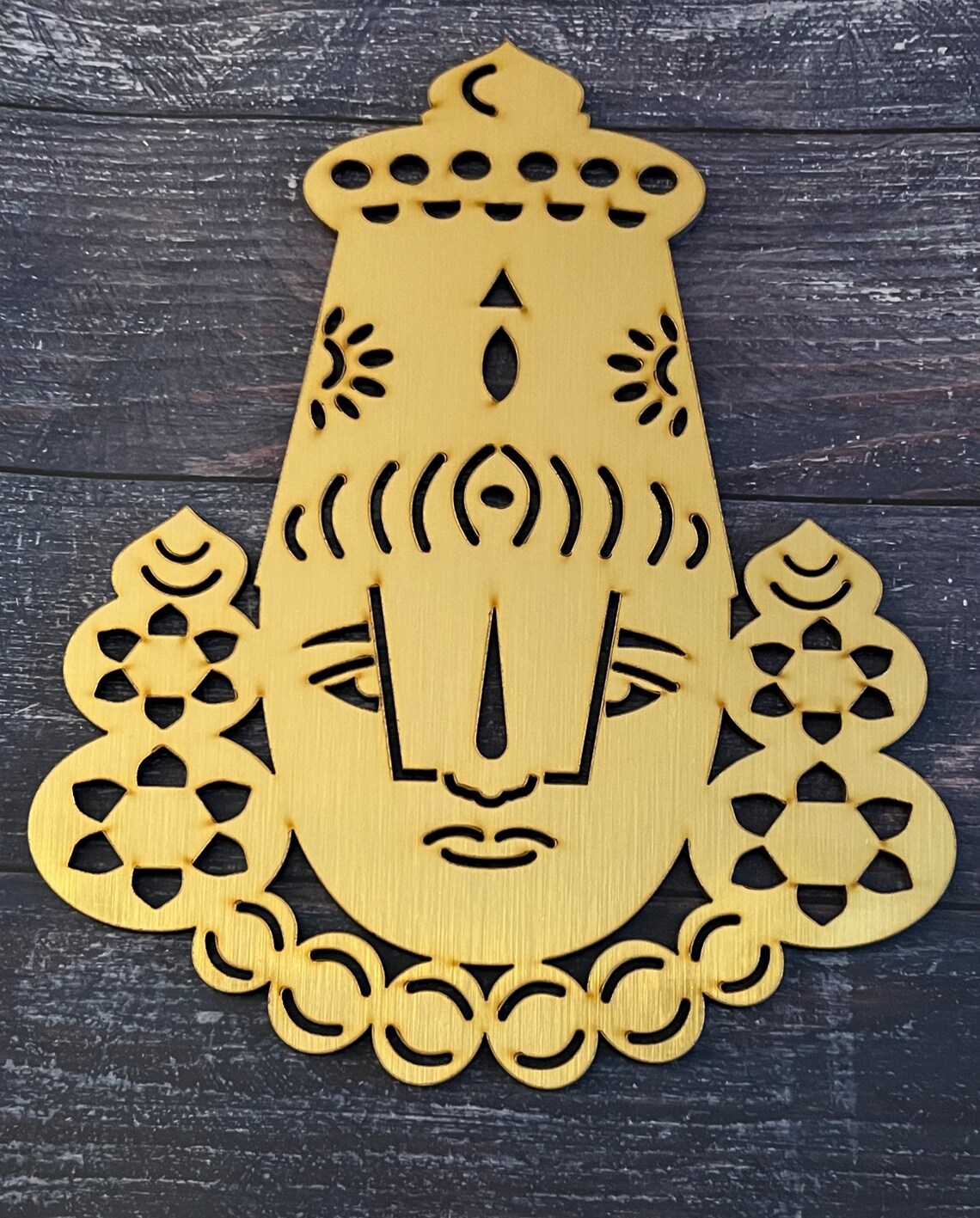 Laser Cutout, Golden Traditional Decor, Cutouts for Decoration, Ganesha ...