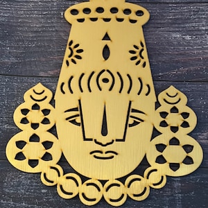 Laser Cutout, Golden Traditional Decor, Cutouts for Decoration, Ganesha ...