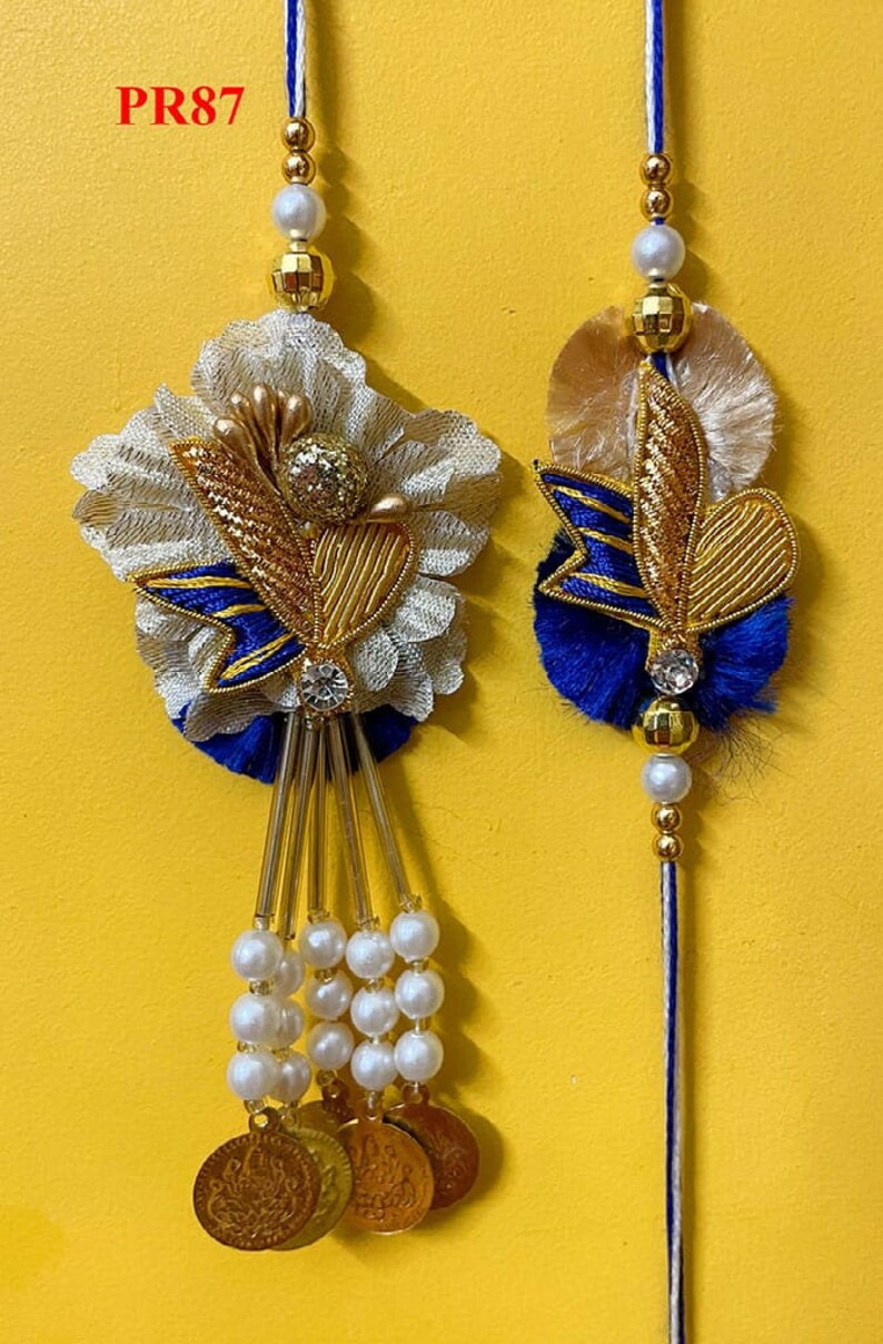 Rakhi for Brother and Bhabhi, Rakhi With Roli Chawal, Rakhi Collections 2024, Raksha Bandhan - Etsy