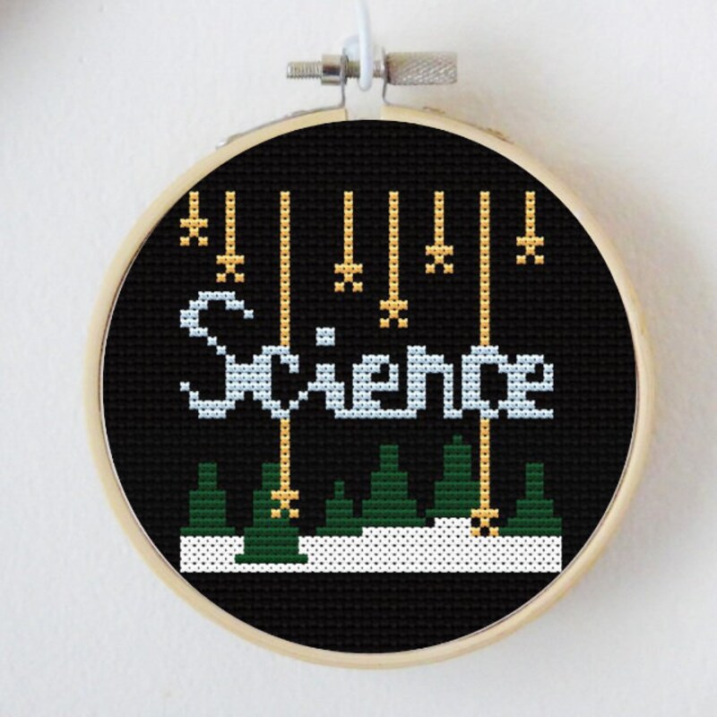 Science Cross Stitch - Etsy