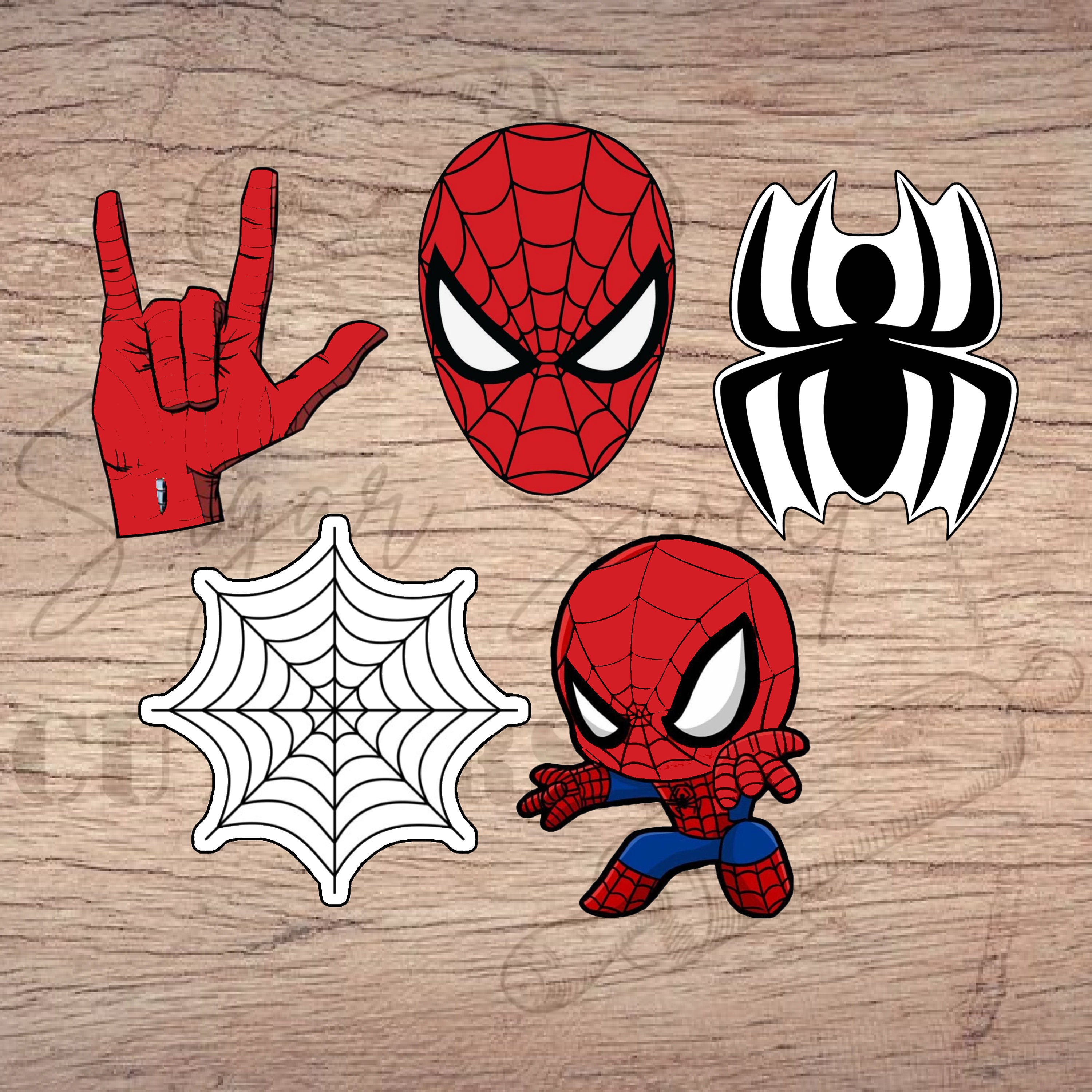 Spiderman Shooting Web Clip Art