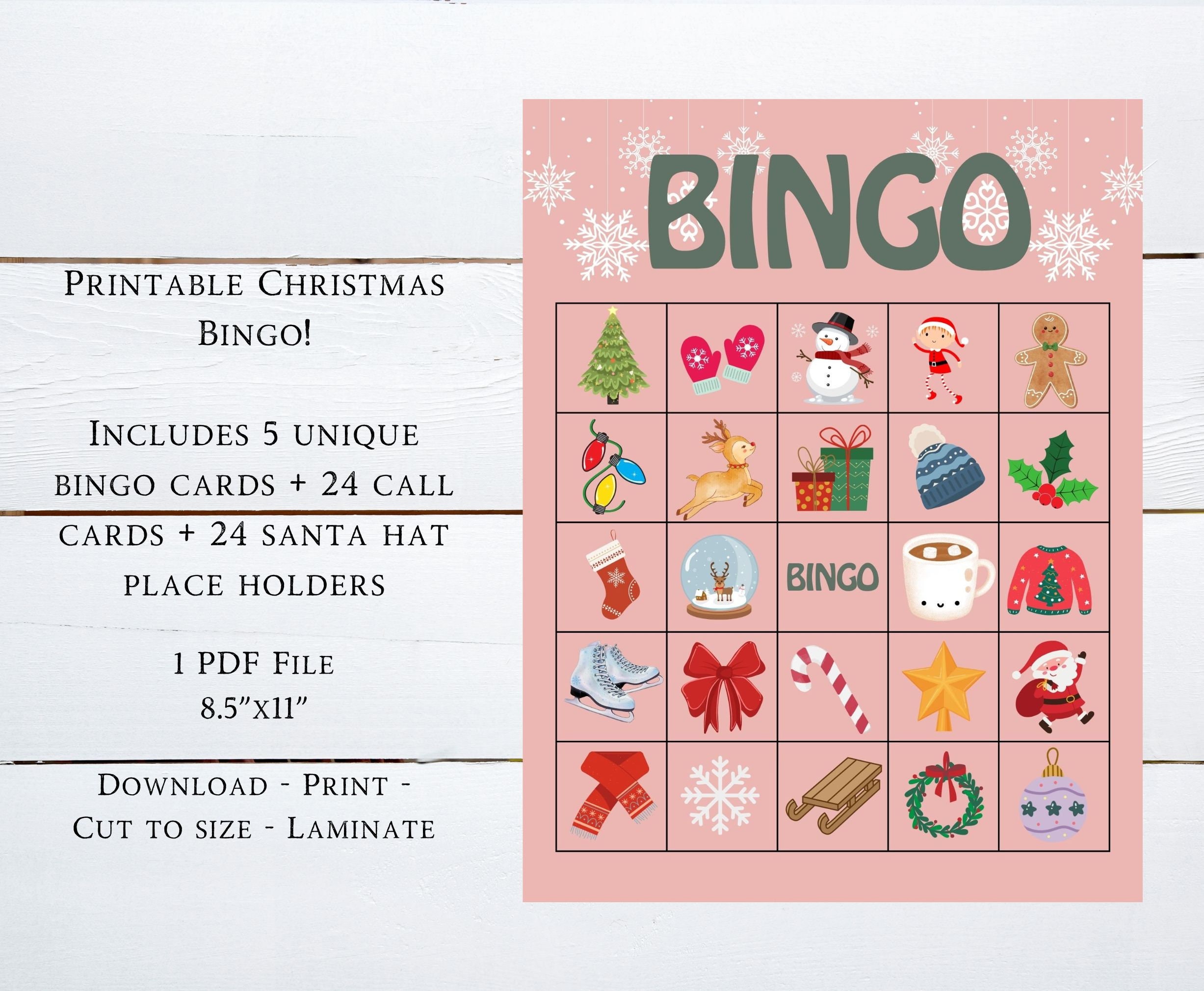 Christmas Bingo Printable Picture Bingo Kids Bingo Cards Party Bingo christmas-bingo-printable-picture-bingo-kids-bingo-cards-party-bingo