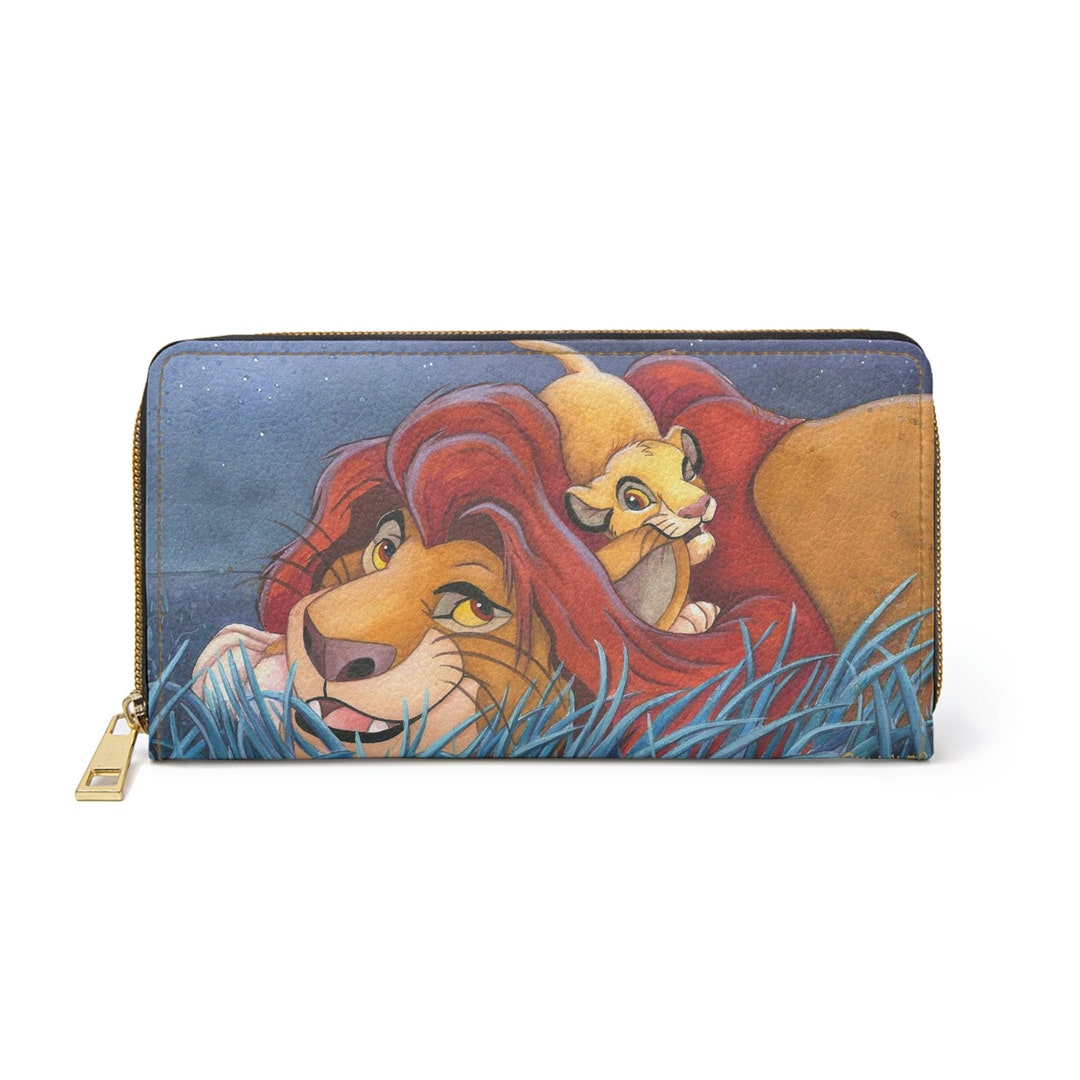 Lion King Simba and Mufasa Disney Zipper Wallet - Disney Wallet, Gift ...