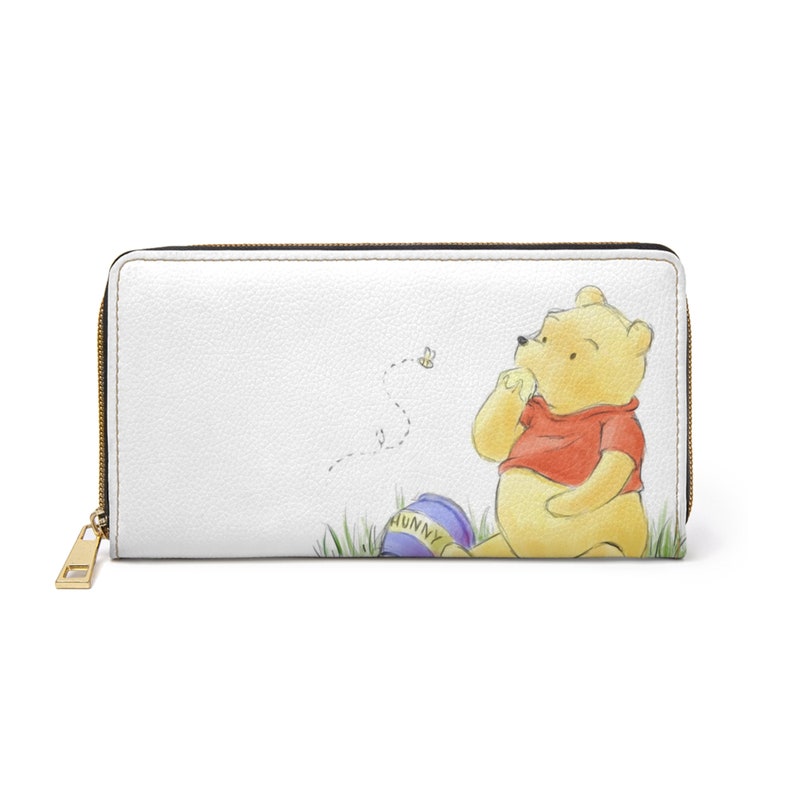 Winnie the Pooh Disney Zipper Wallet Disney Wallet Gift - Etsy