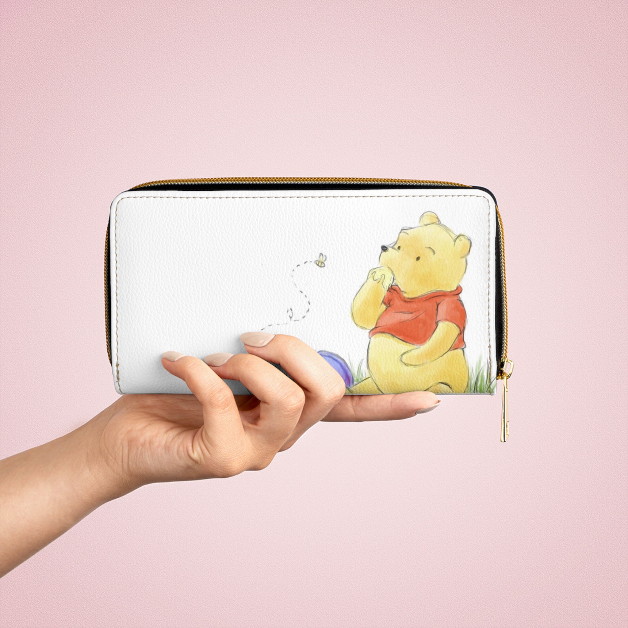 Winnie the Pooh Disney Zipper Wallet Disney Wallet Gift - Etsy